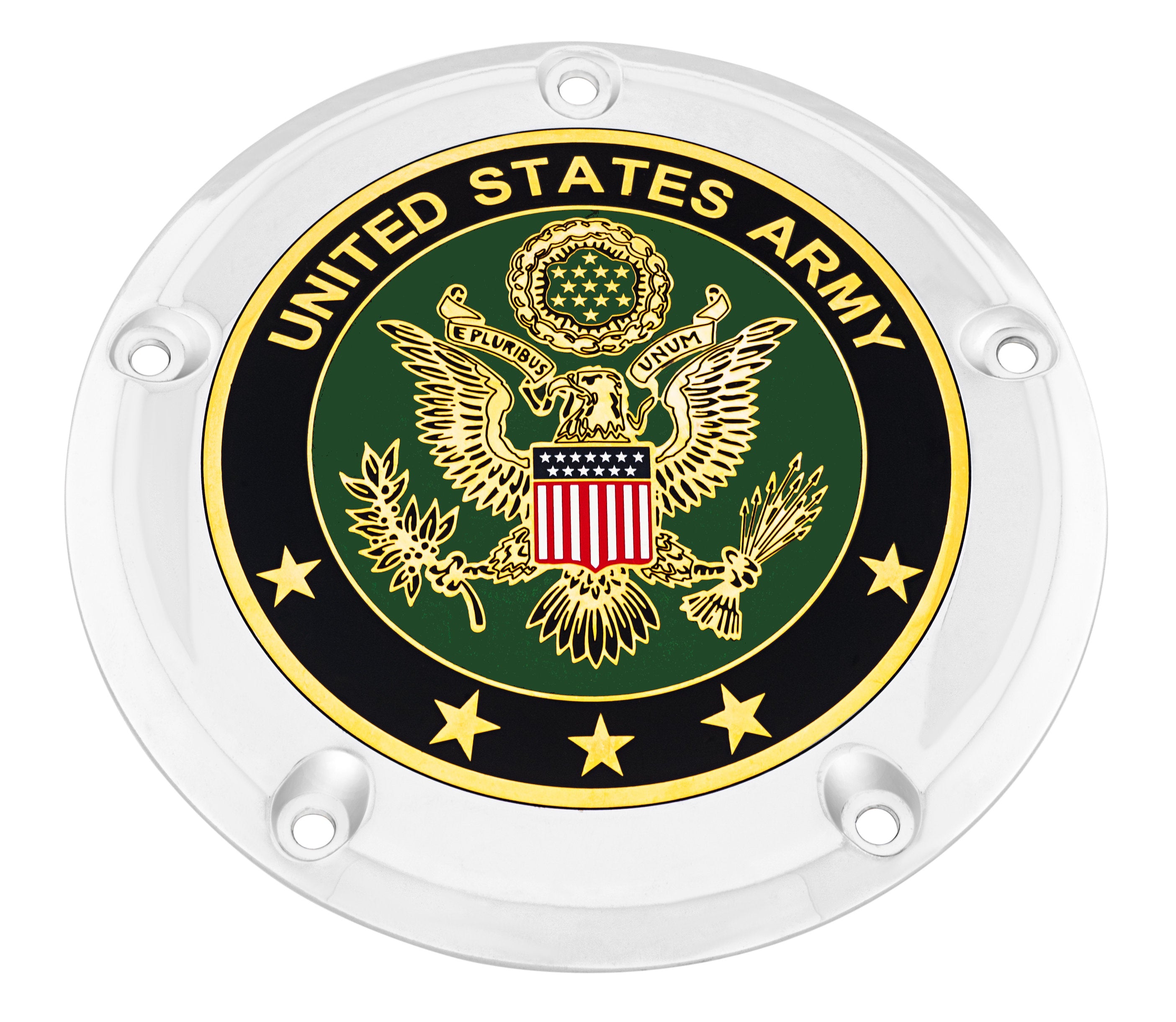 US Army Seal, Full Color, Gold Plated – Custom Engraving Ltd