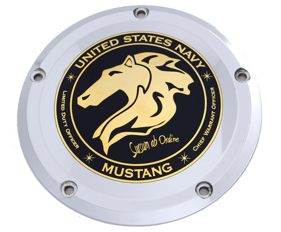 Navy Mustang – Custom Engraving Ltd