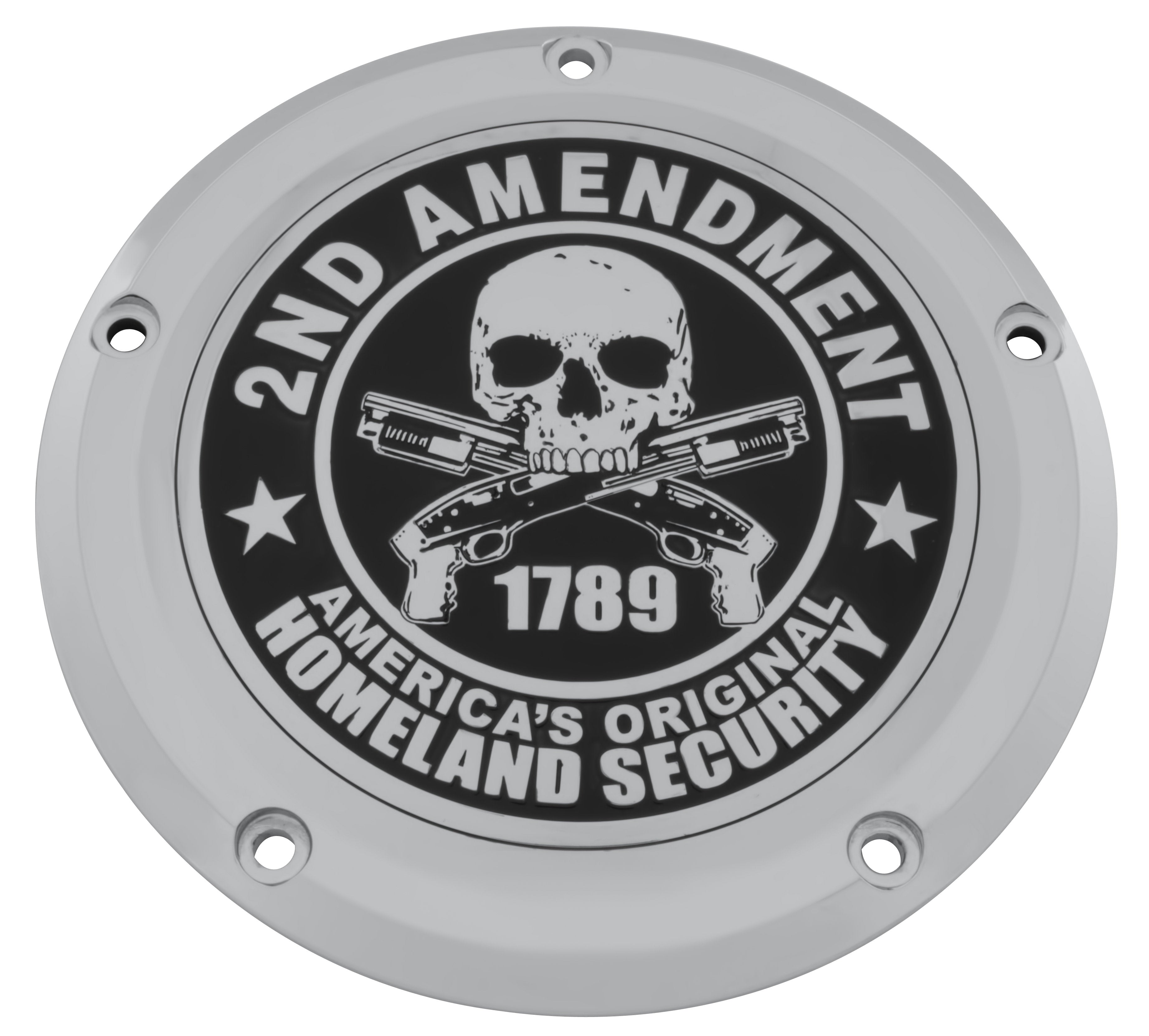 2nd Amendment 7 ¾ inches in diameter – Custom Engraving Ltd