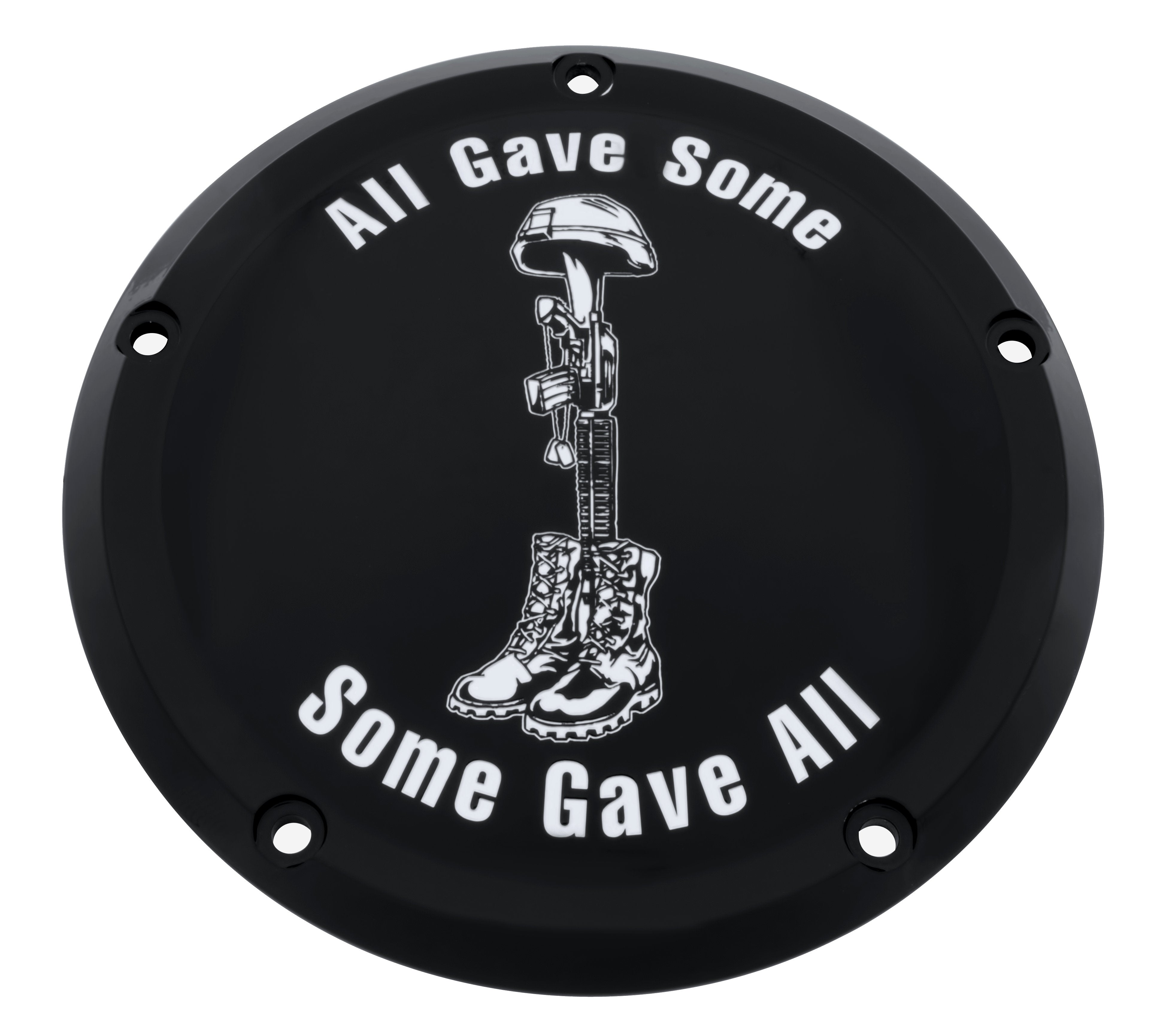 Soldier's Cross Black Gloss TC Derby Cover, 7 ¼ inches in diameter ...