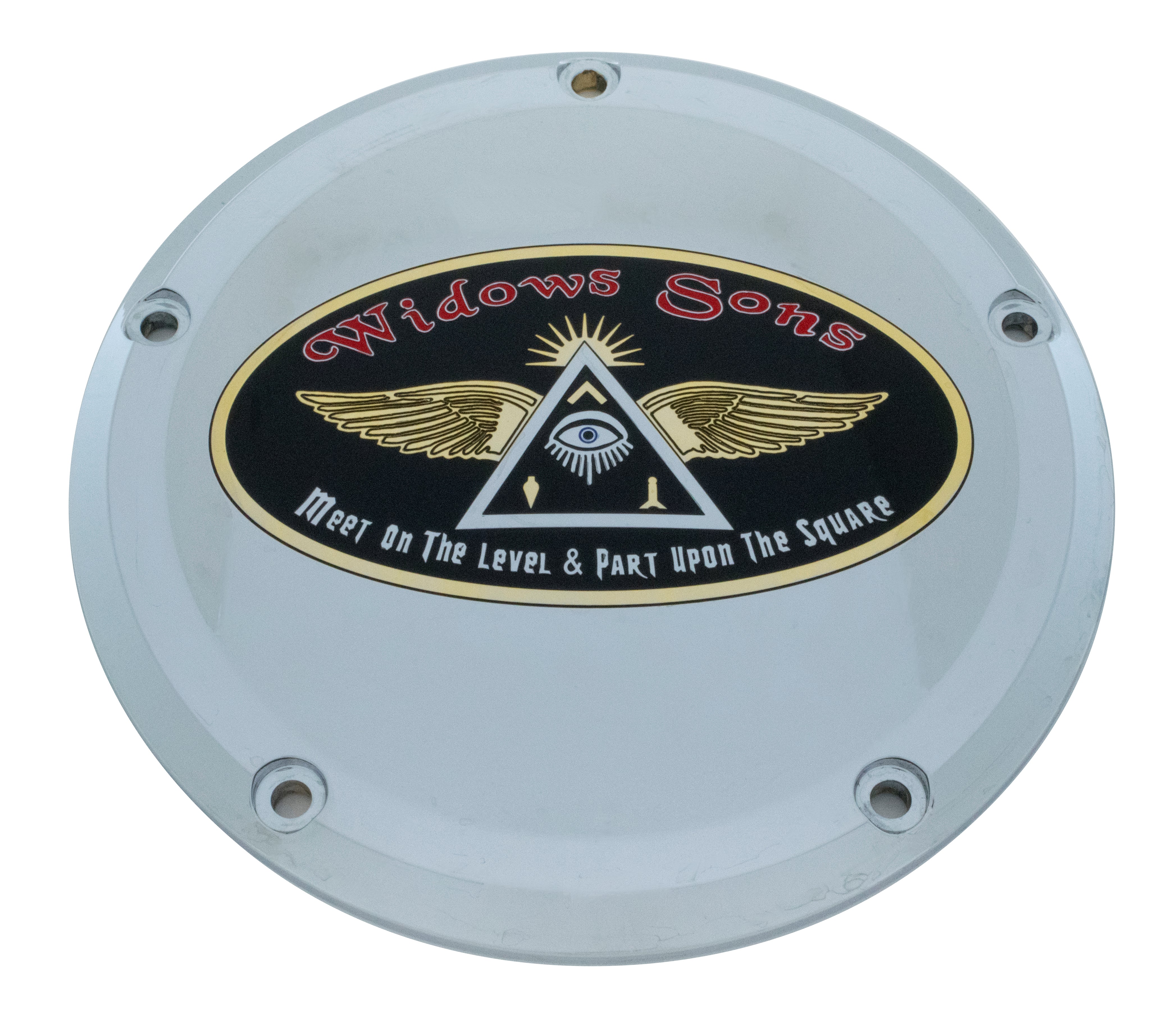 Widows Sons Derby Cover – Skull, Square & Compass Harley – Custom ...