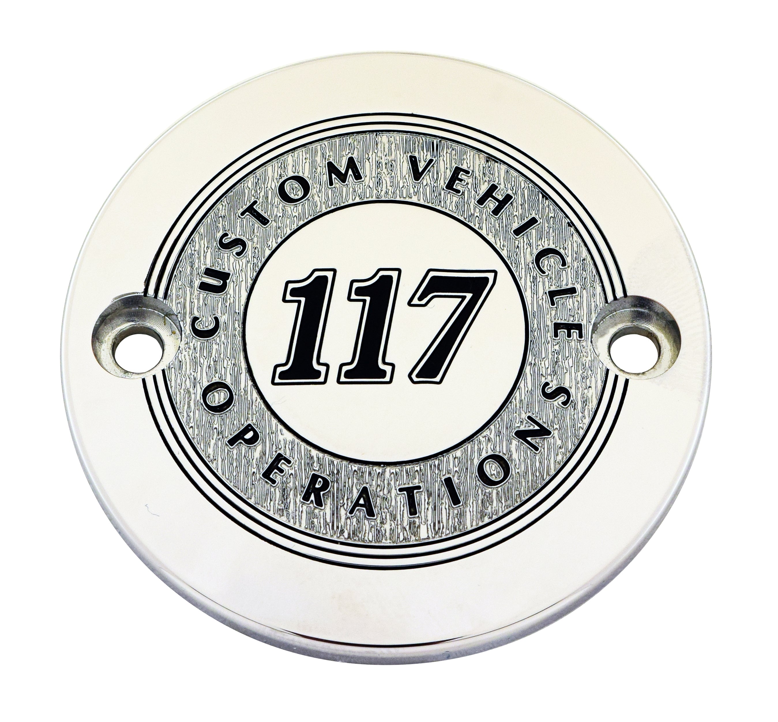 CVO 117 M8 Chrome Timer Cover – Custom Engraving Ltd