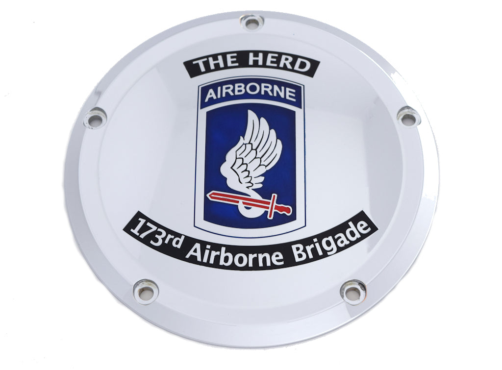 173rd Airborne with Rockers- TC Derby Cover, 7 ¼ inches in diameter ...