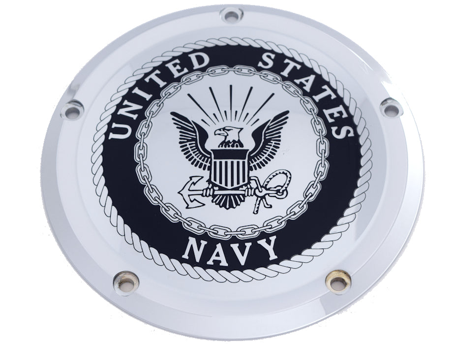Navy Logo 7 ¾ inches in diameter – Custom Engraving Ltd