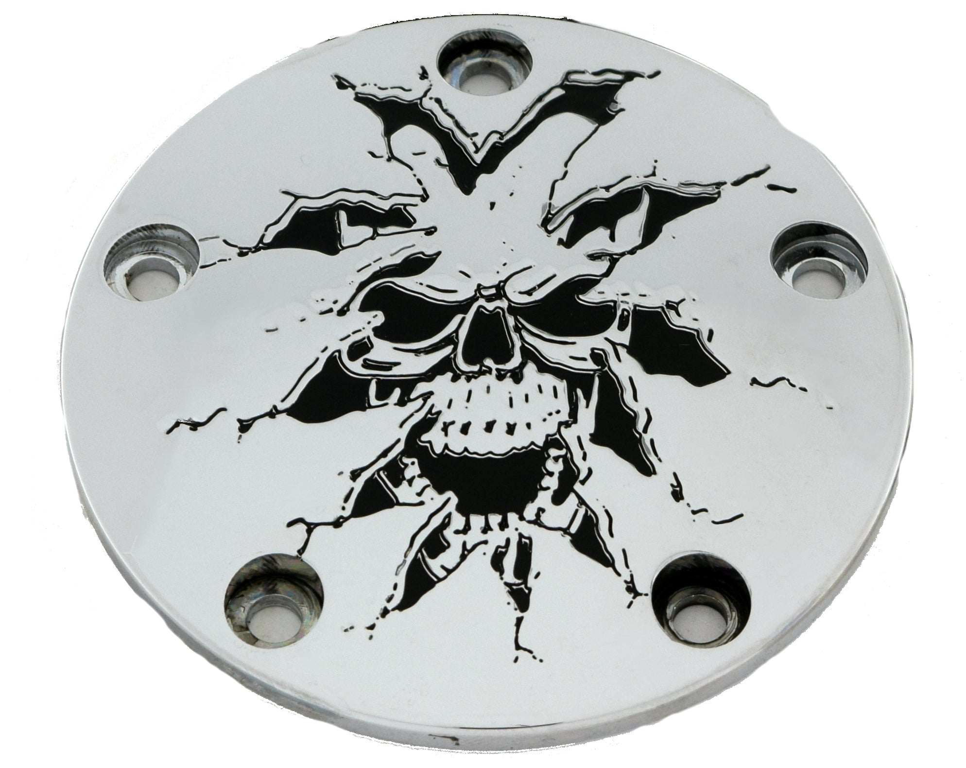 Tear Thru Skull - TC Timer Cover – Custom Engraving Ltd