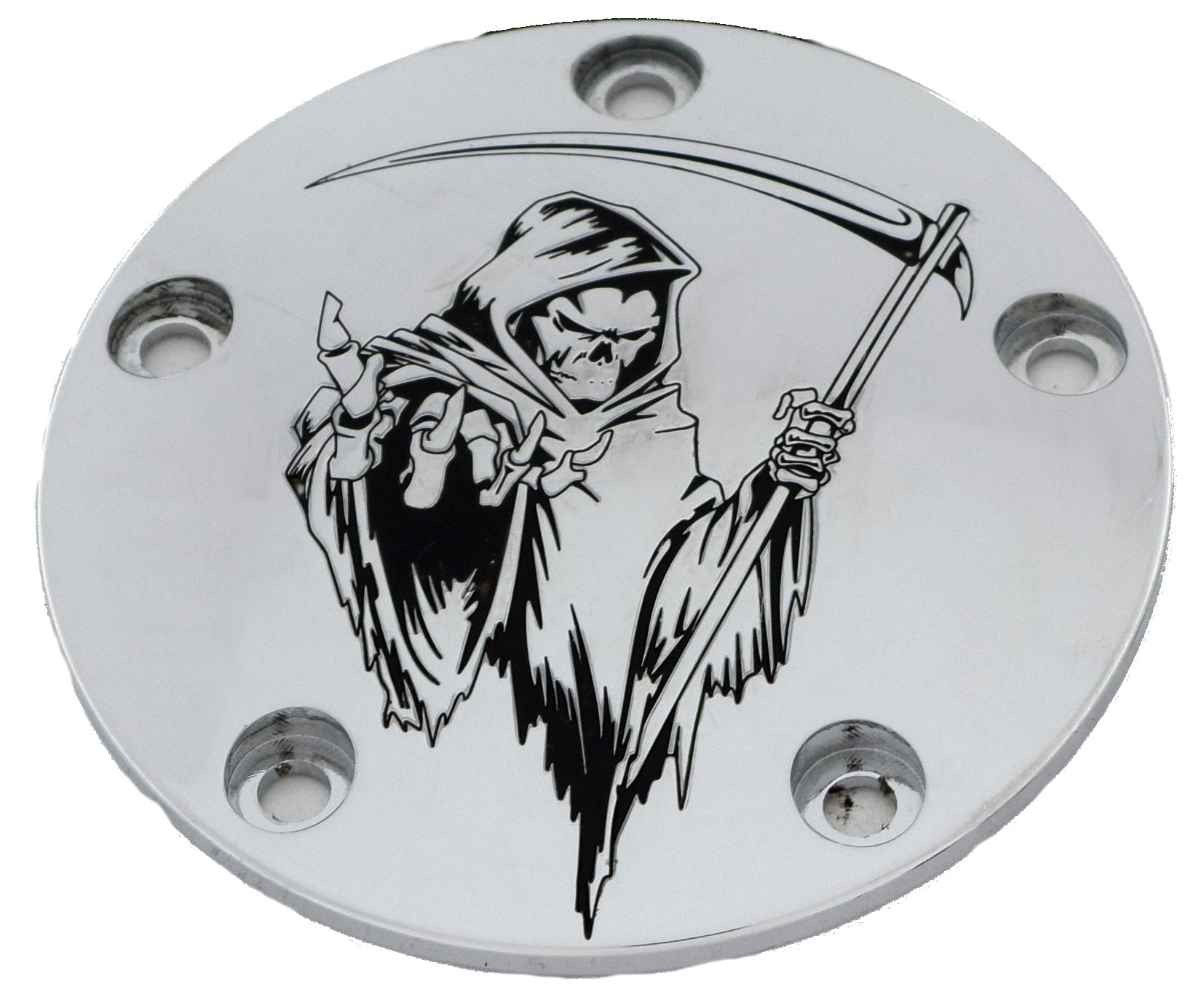 Reaper Giveth To Me-04, TC Timer Cover – Custom Engraving Ltd
