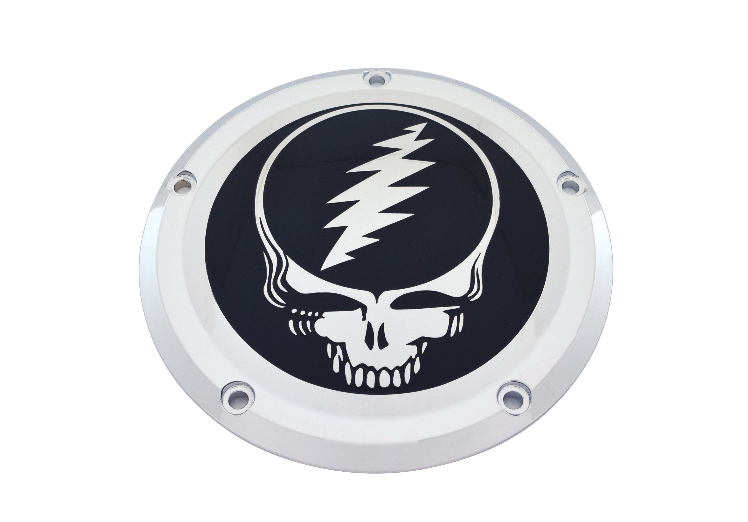 Steal Your Face - Black and Chrome Sport glide – Custom Engraving Ltd